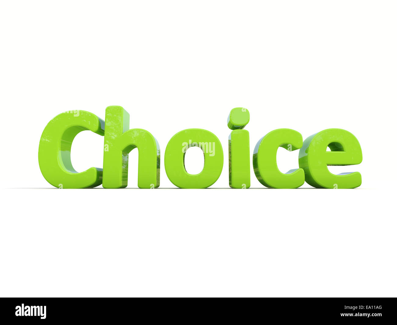 3d word choice Stock Photo - Alamy