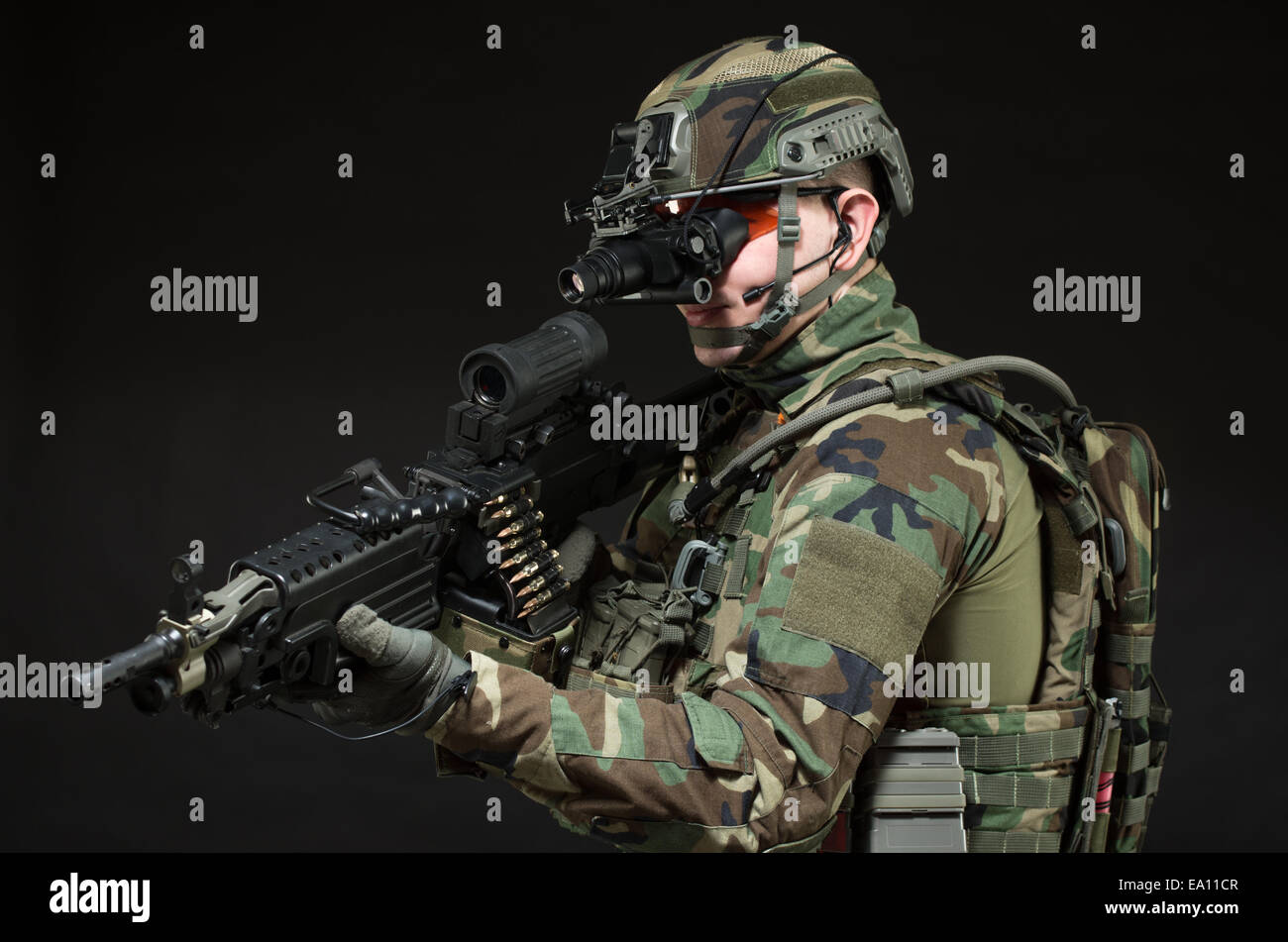 NATO soldier in full gear Stock Photo - Alamy