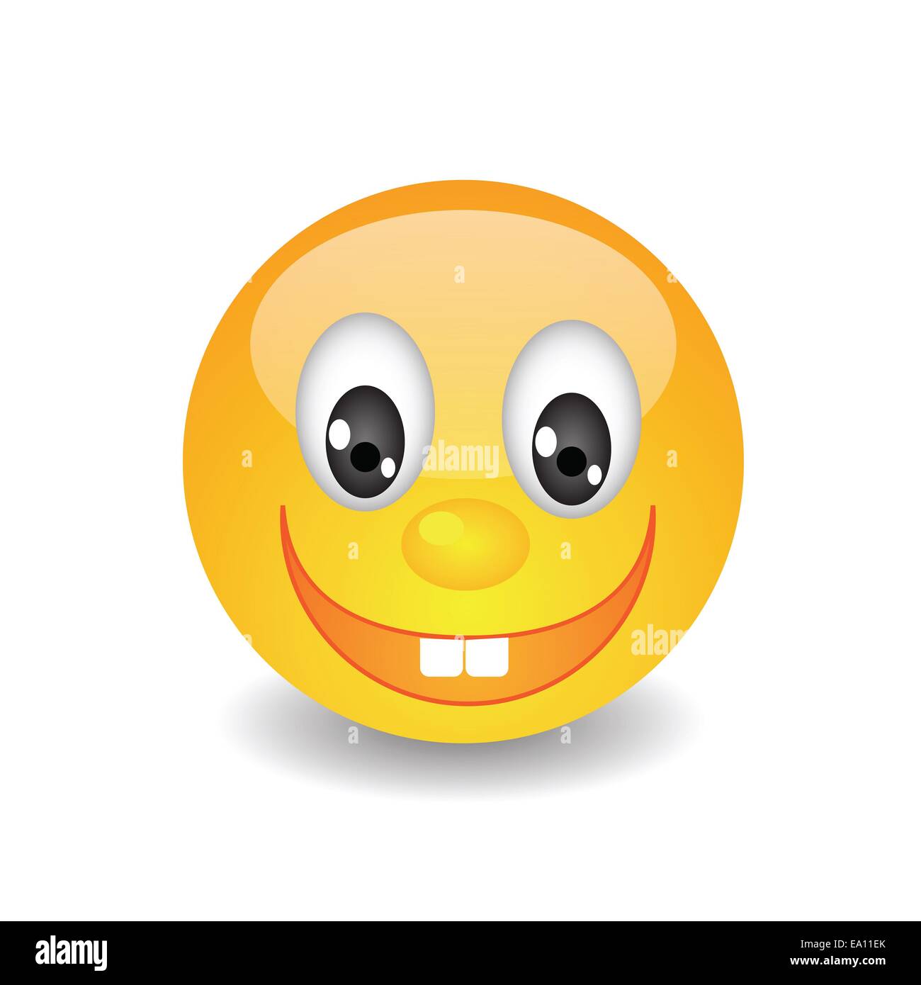 Cartoon smile yellow hi-res stock photography and images - Alamy