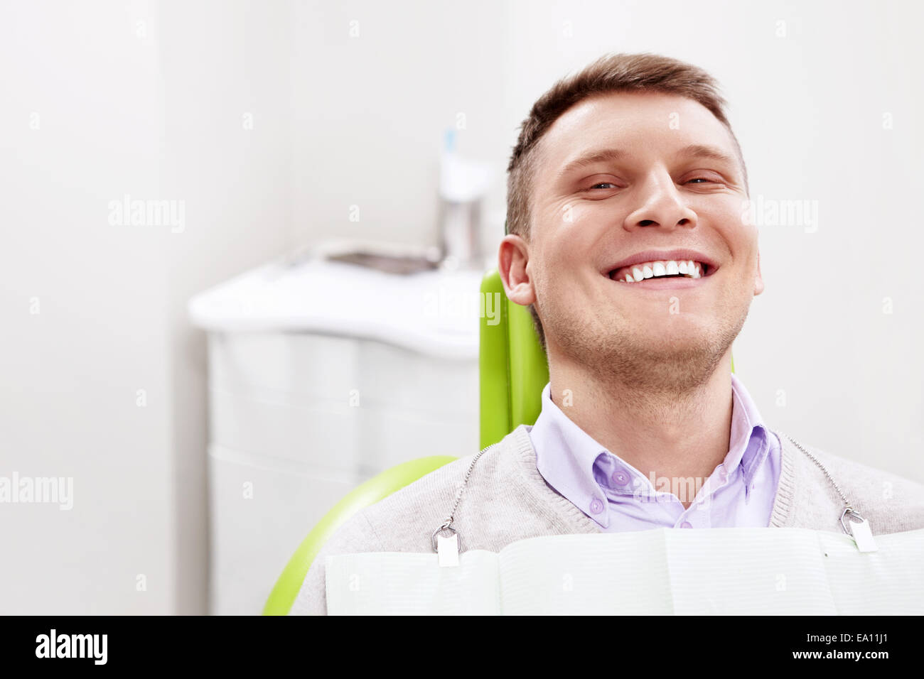 Happy male patient hi-res stock photography and images - Alamy