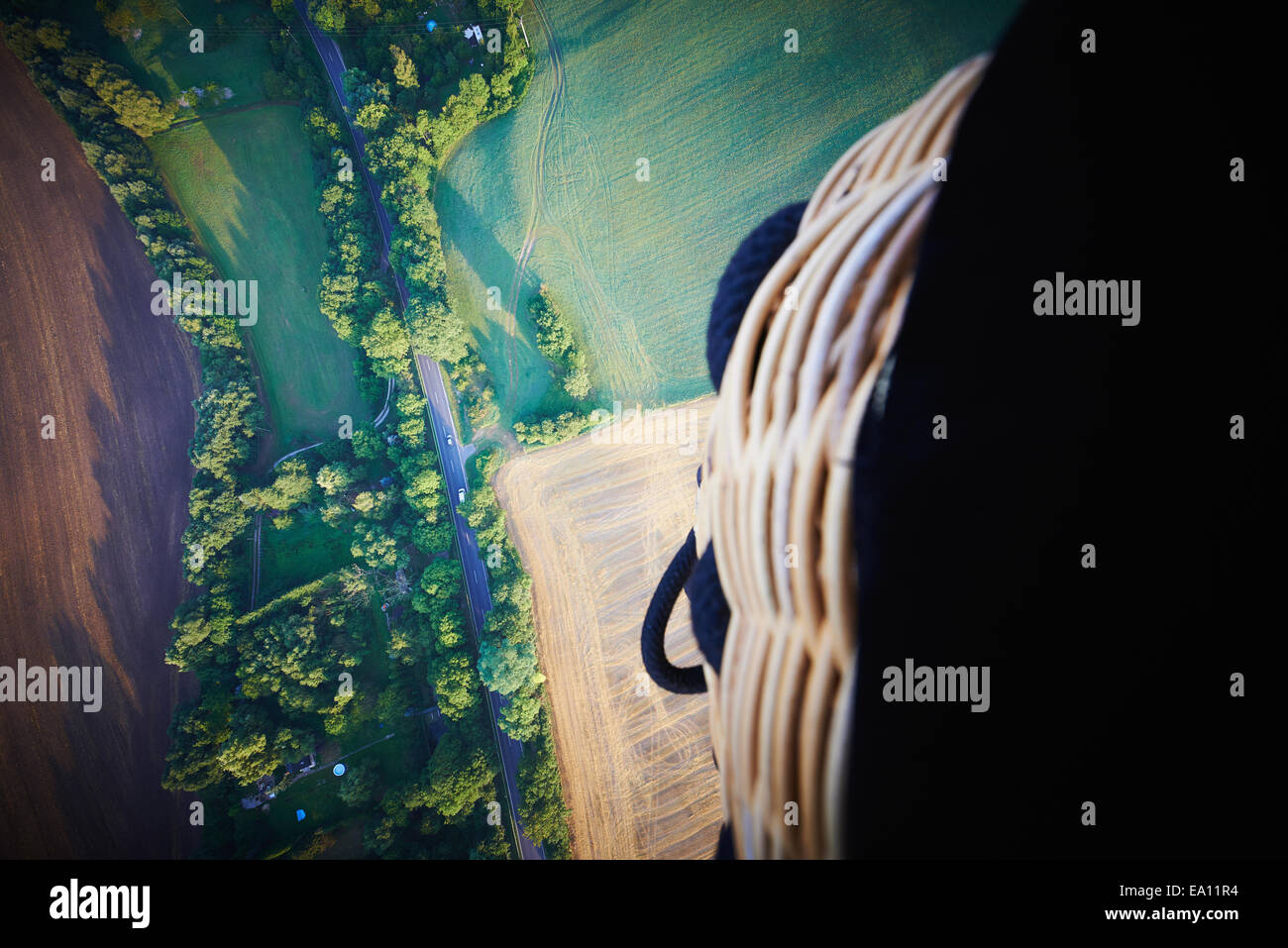 Overhead view of landscape Stock Photo - Alamy