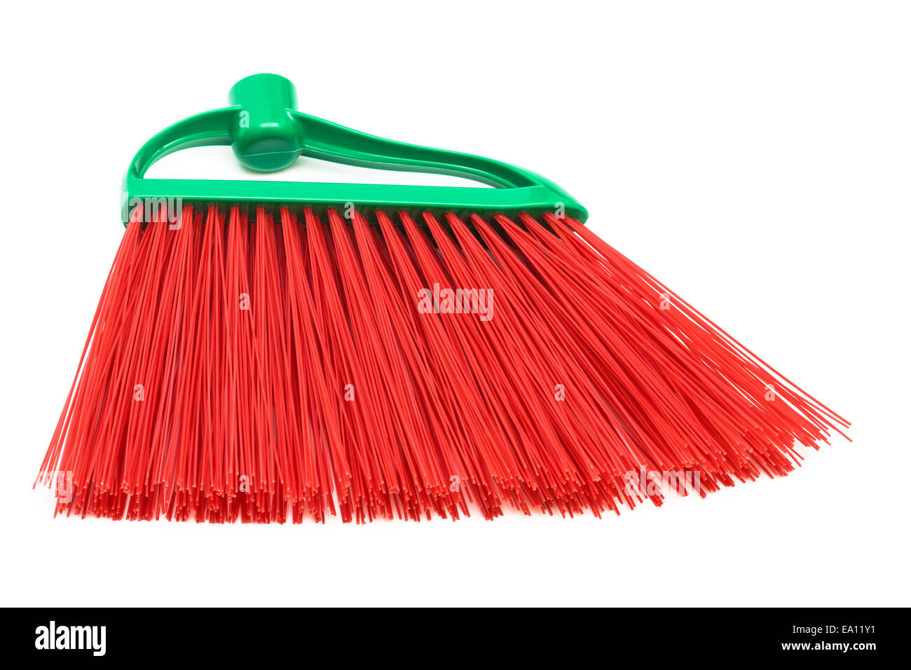 red and modern broom Stock Photo - Alamy