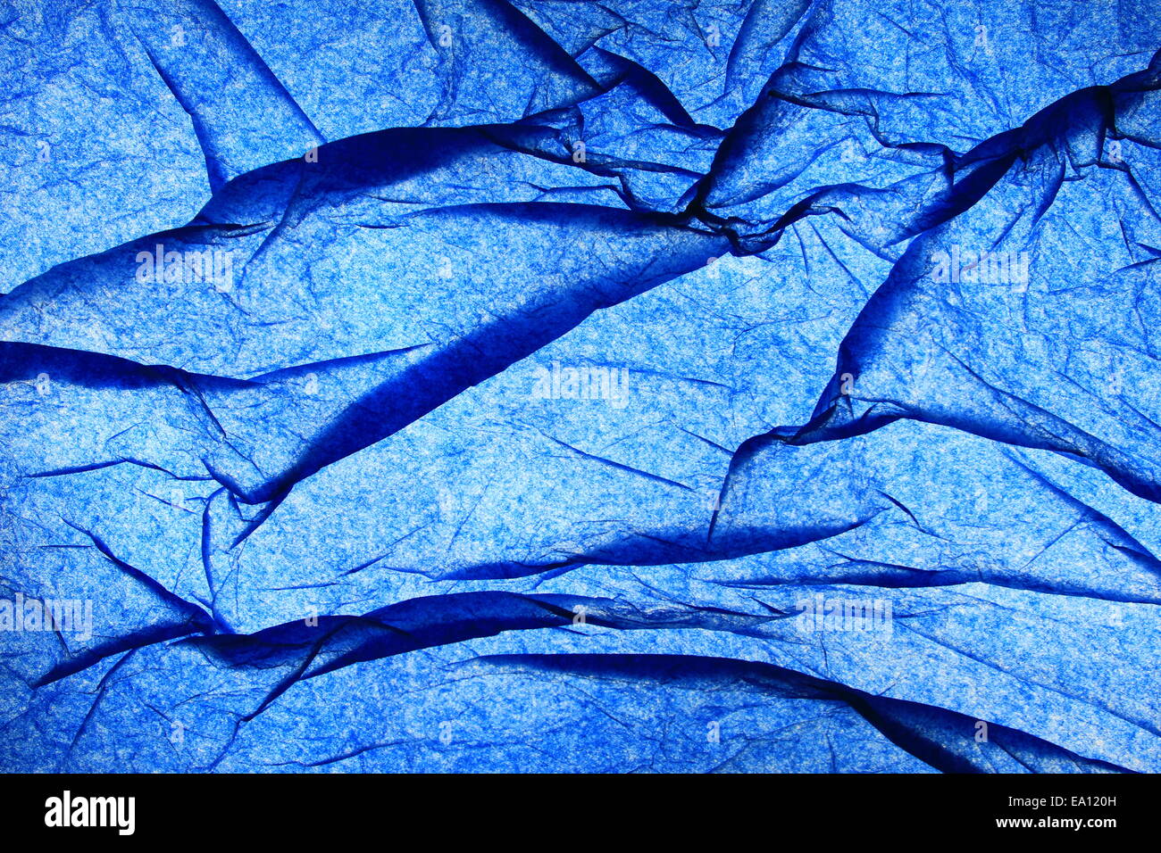Blue wrinkled background hi-res stock photography and images - Alamy