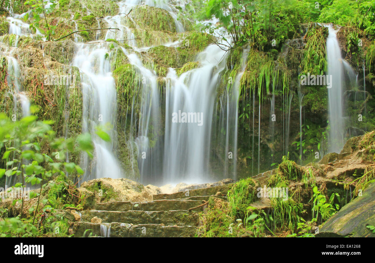Waterfall of Bad Urach, Germany Stock Photo - Alamy