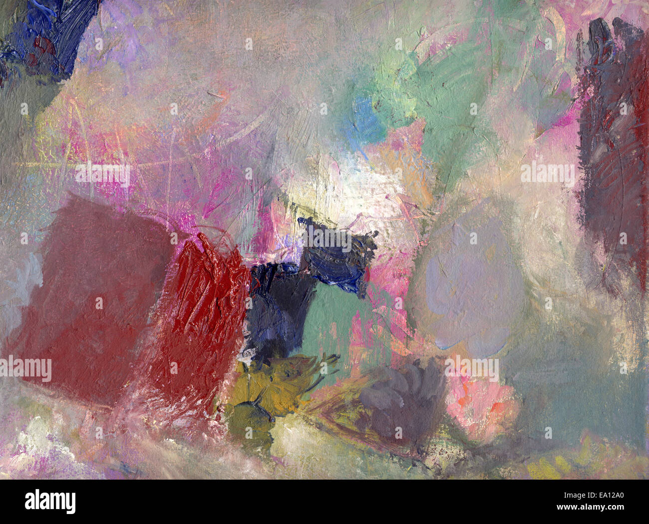 oil on linen, abstract painting Stock Photo - Alamy