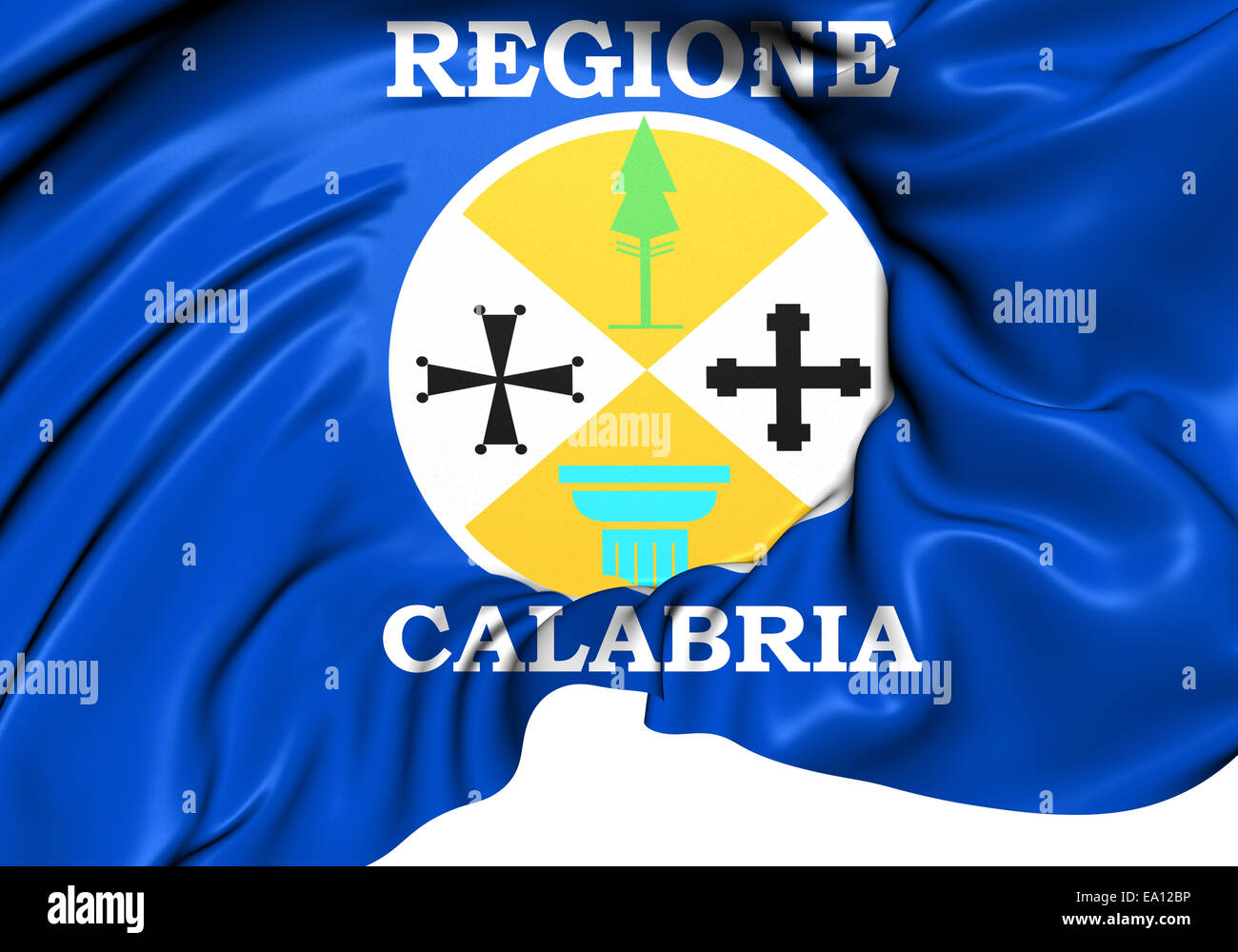 Calabria flag italy hi-res stock photography and images - Alamy