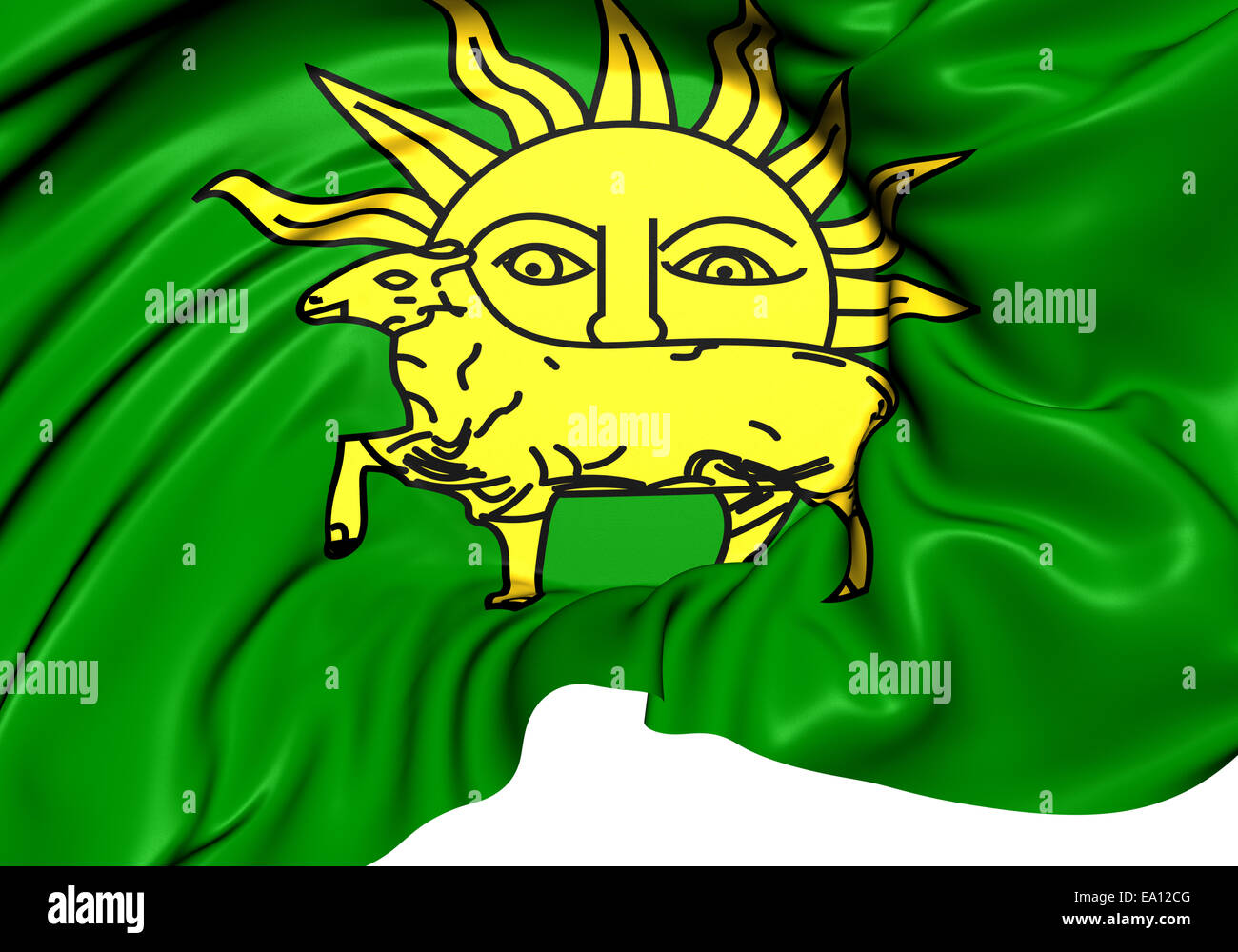 Flag of the Shah Tahmasp I Stock Photo - Alamy