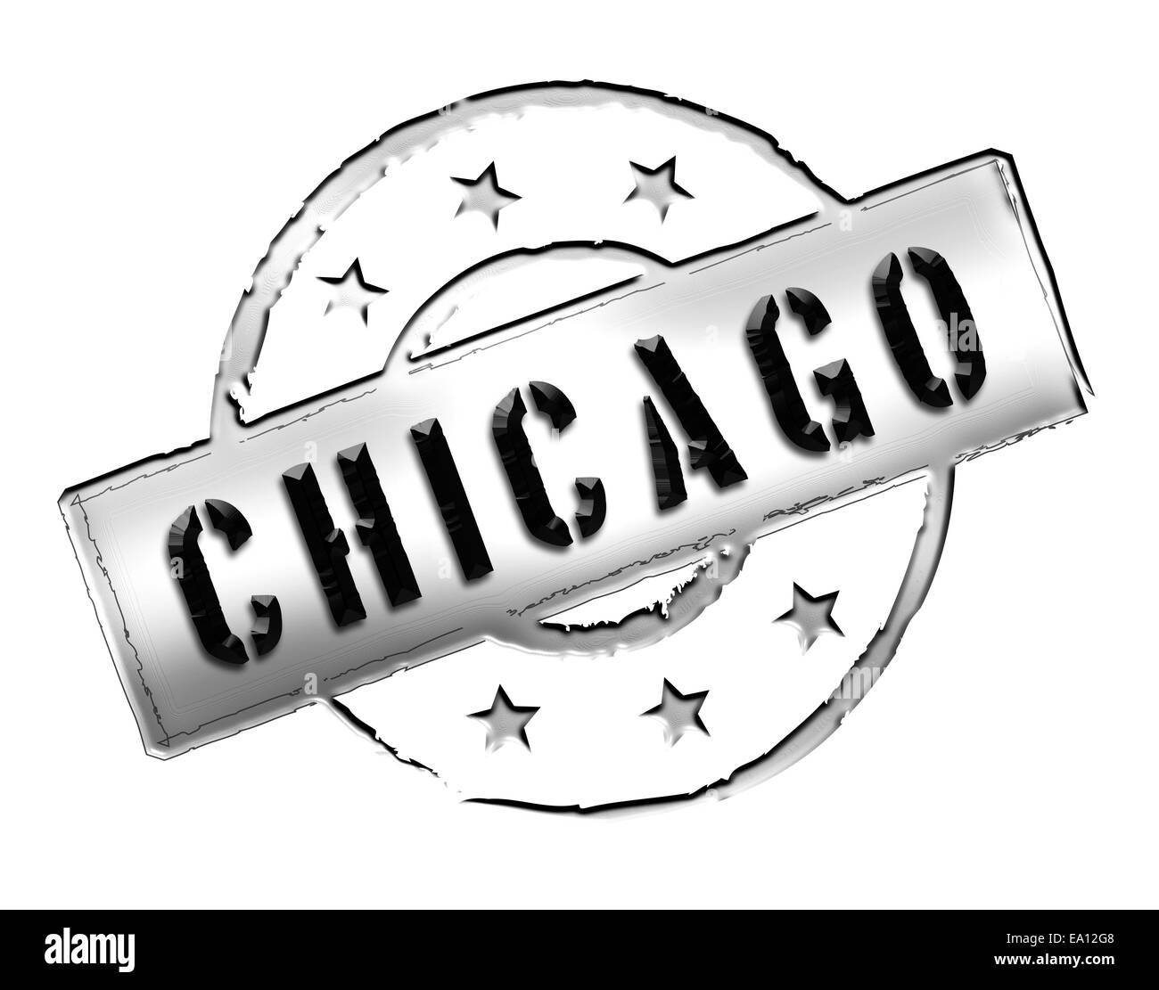 Stamp - Chicago Stock Photo - Alamy