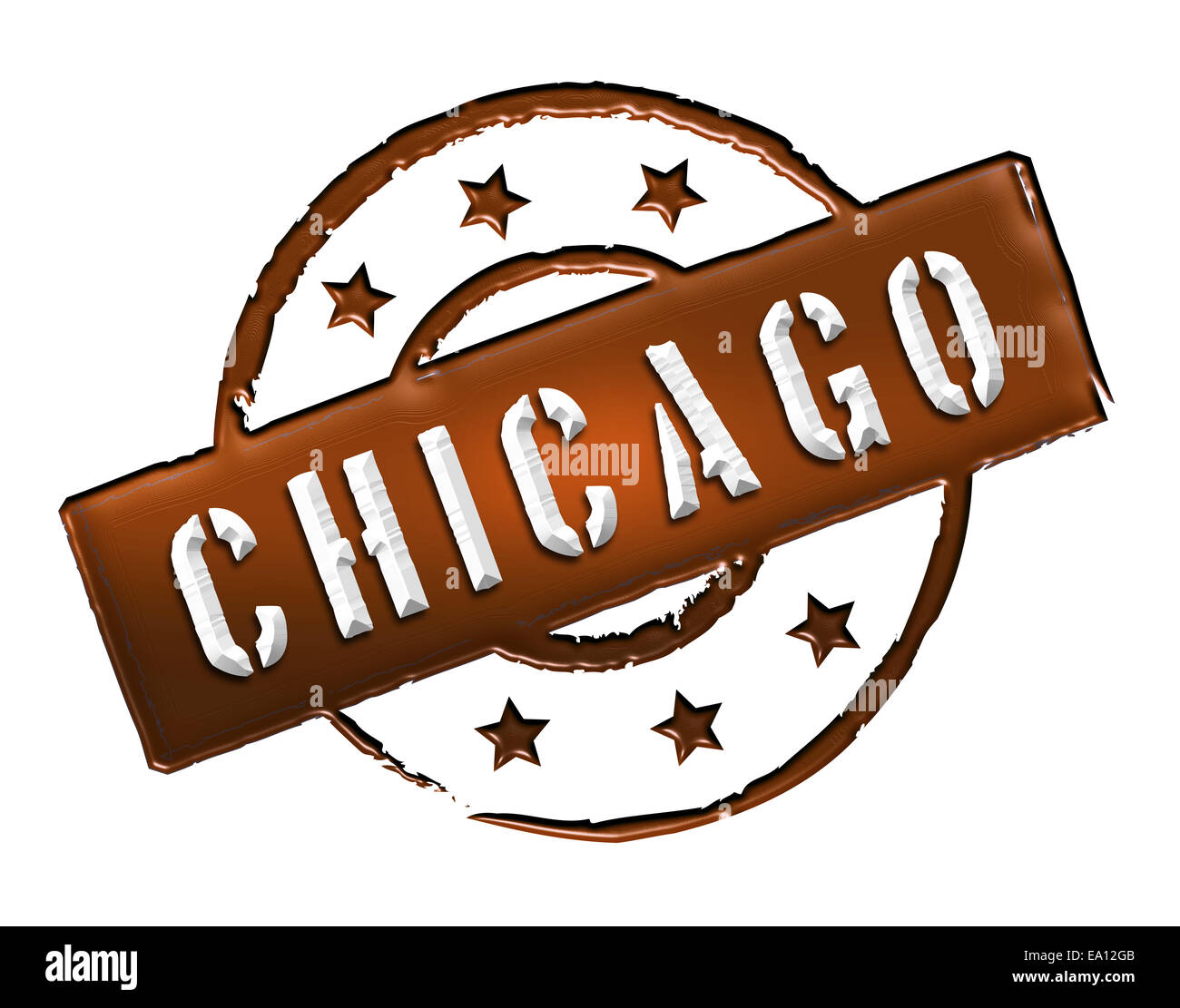 Stamp - Chicago Stock Photo - Alamy