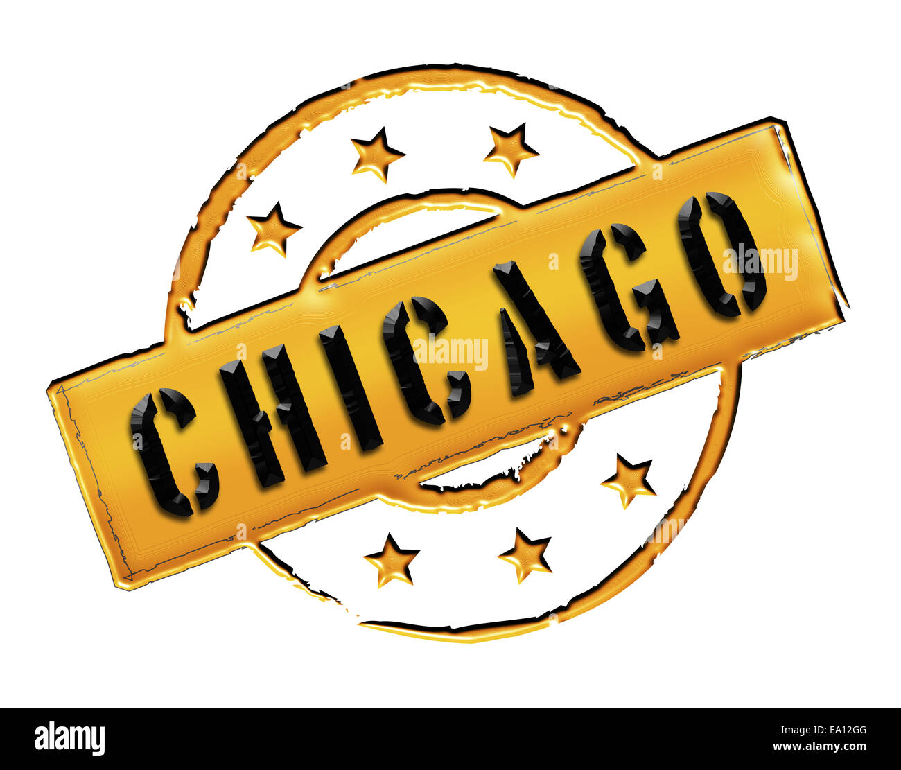 Stamp - Chicago Stock Photo - Alamy