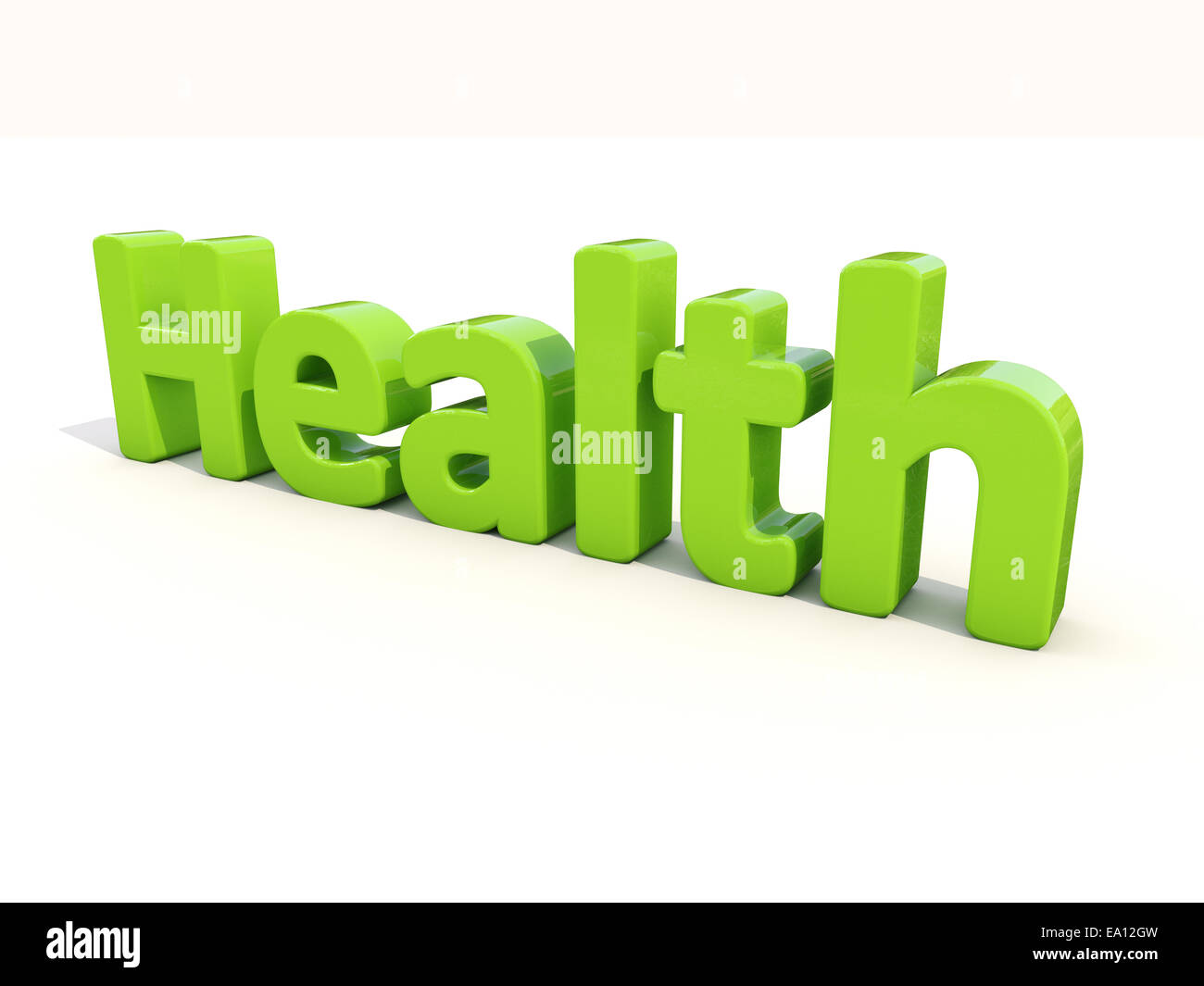 3d word health Stock Photo - Alamy