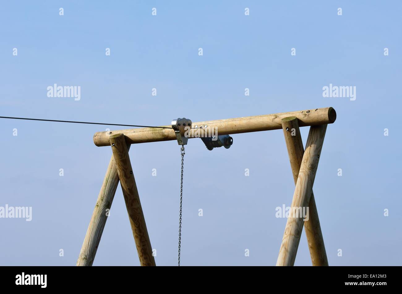 equipment for Cable slide Stock Photo - Alamy