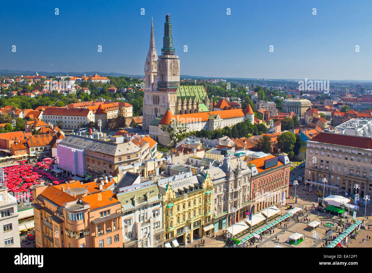 Aerial view of the main facade hi-res stock photography and images - Alamy