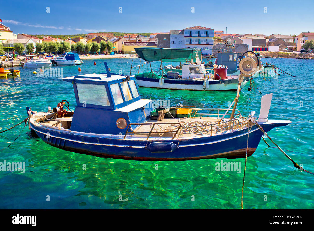 Croatian fishing boat hi-res stock photography and images - Alamy