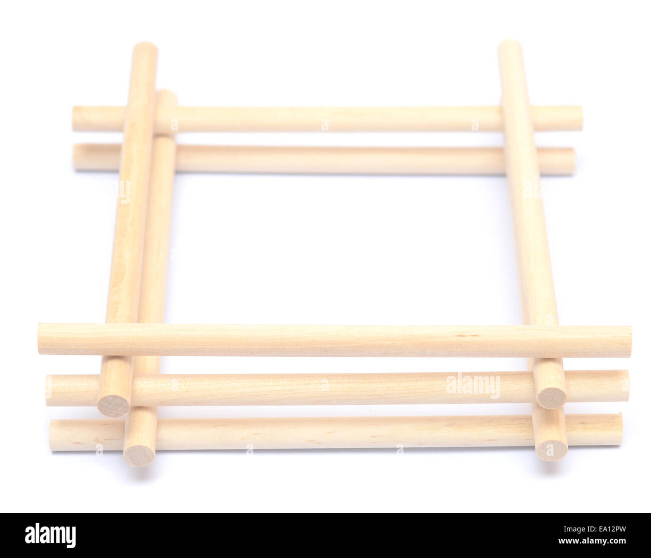 Wood logs pile timber Cut Out Stock Images & Pictures - Alamy