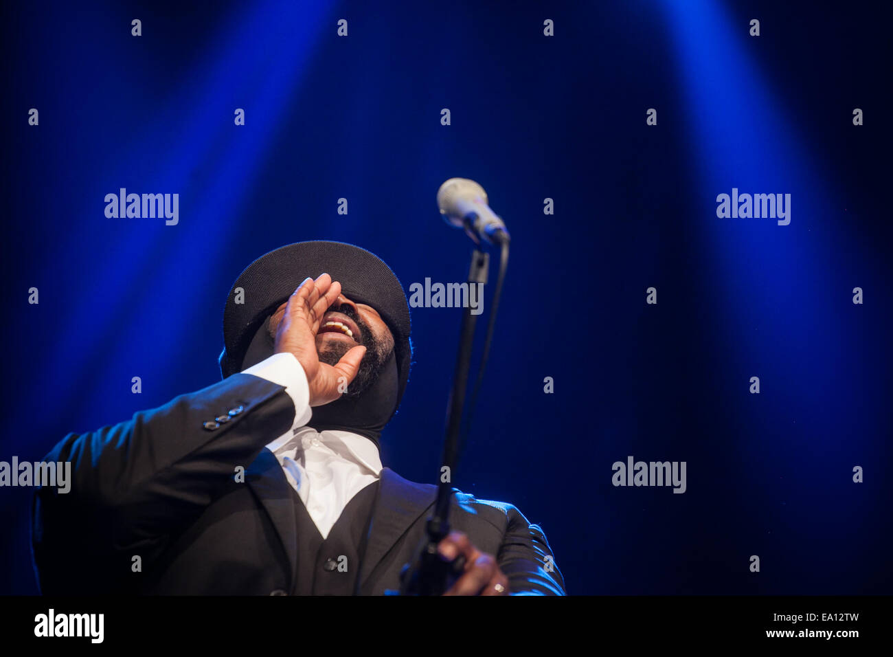 Gregory Porter American jazz singer songwriter performing on stage at ...