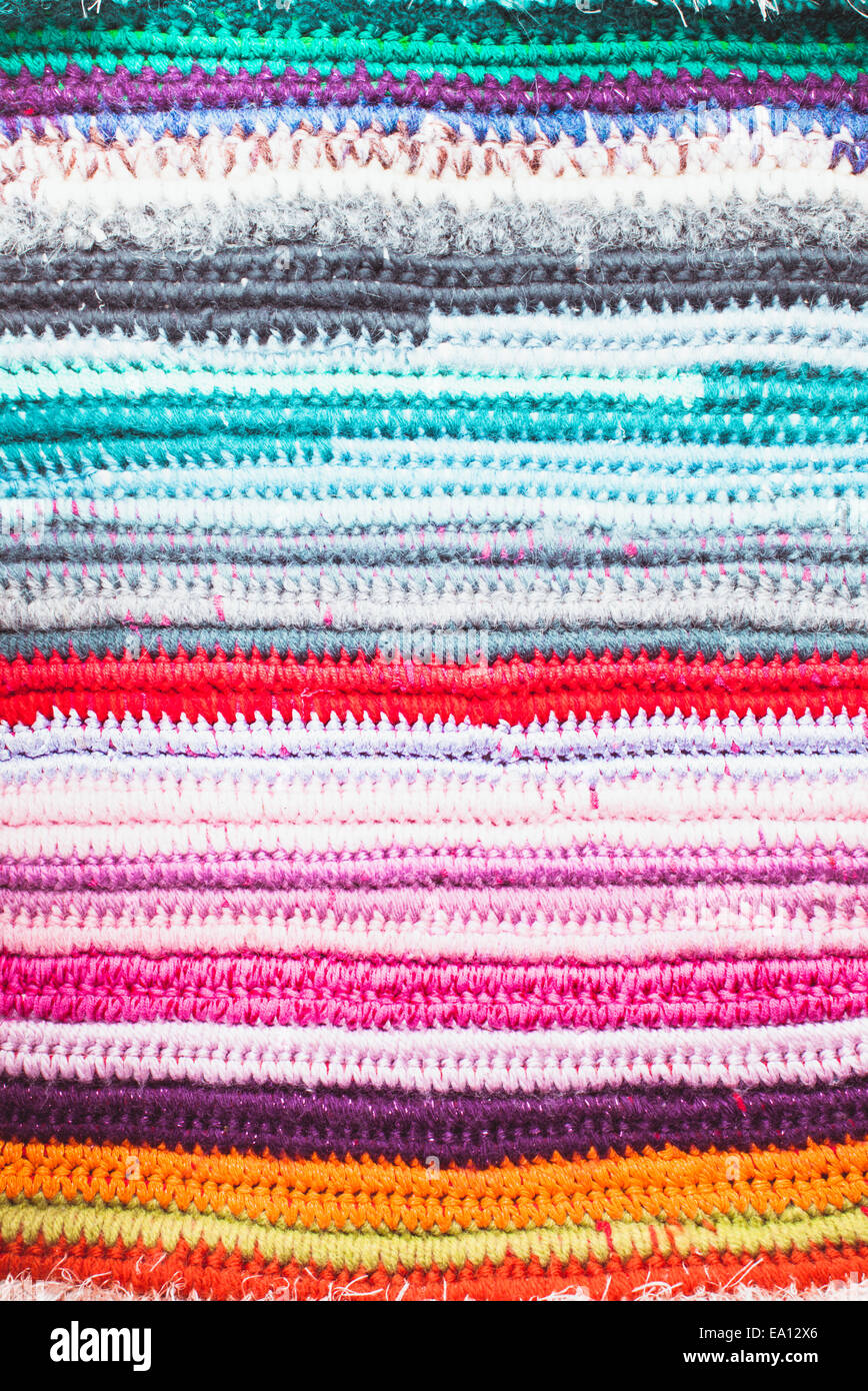 Crochet background with different colors, for design Stock Photo - Alamy