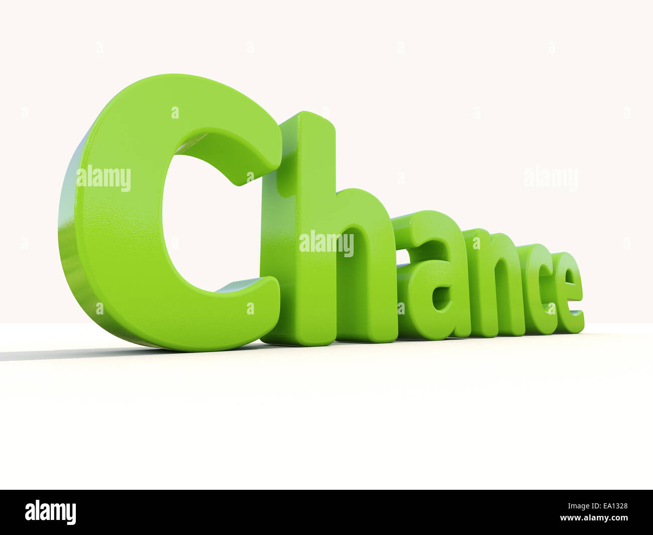 3d word chance Stock Photo - Alamy