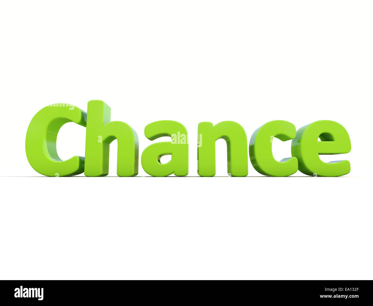 3d word chance Stock Photo - Alamy