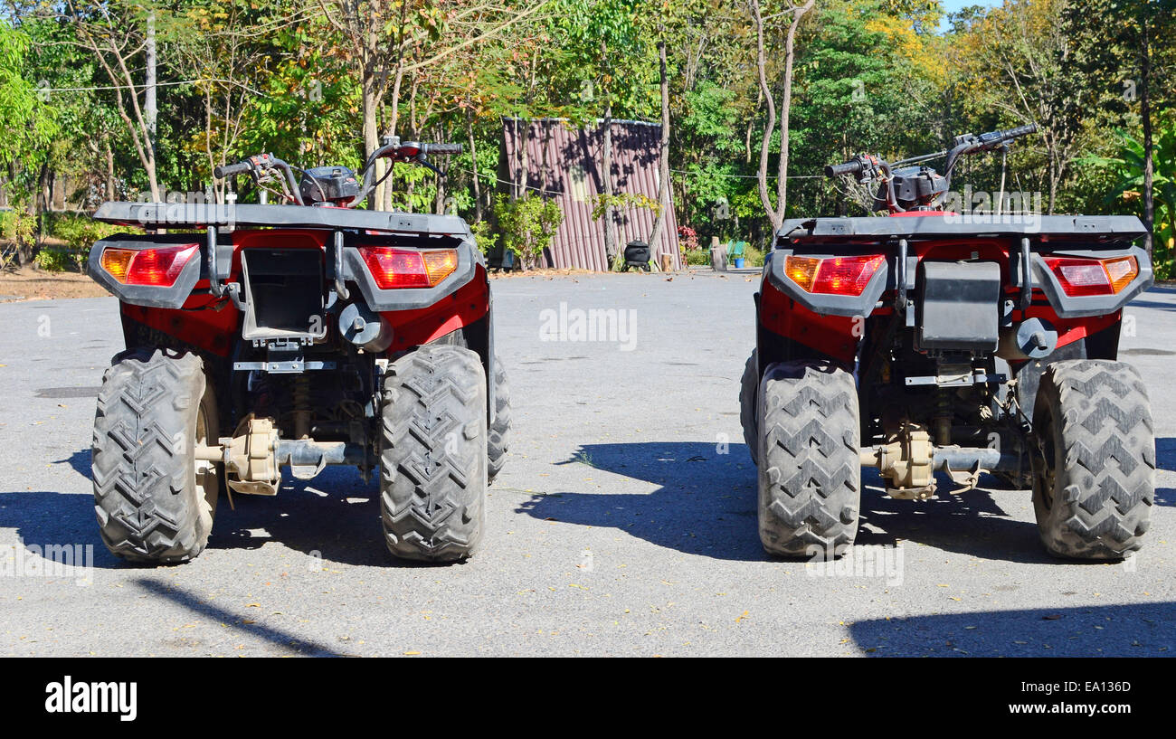 row of ATV Stock Photo - Alamy