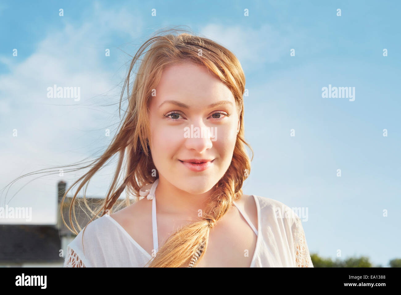 Serene facial expression hi-res stock photography and images - Alamy