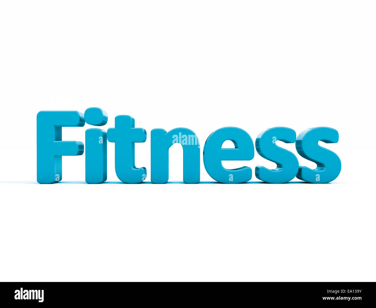 3d word fitness Stock Photo - Alamy