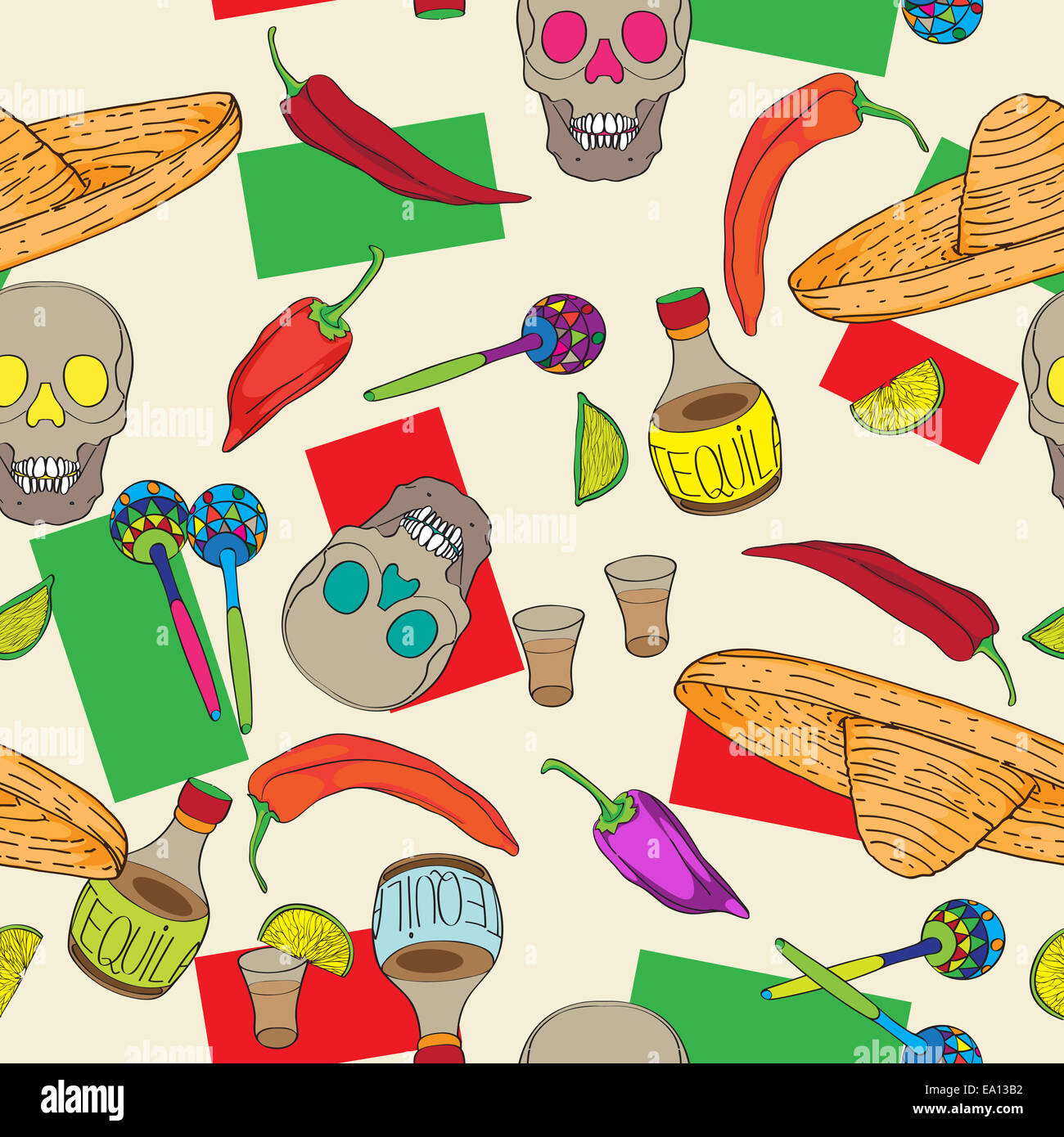cinco de mayo pattern Stock Photo - Alamy