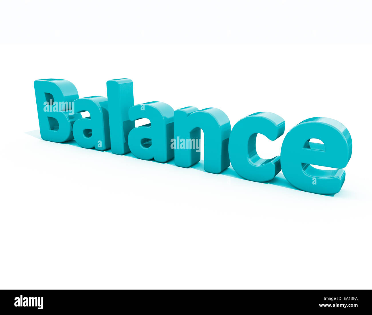 3d word balance Stock Photo - Alamy