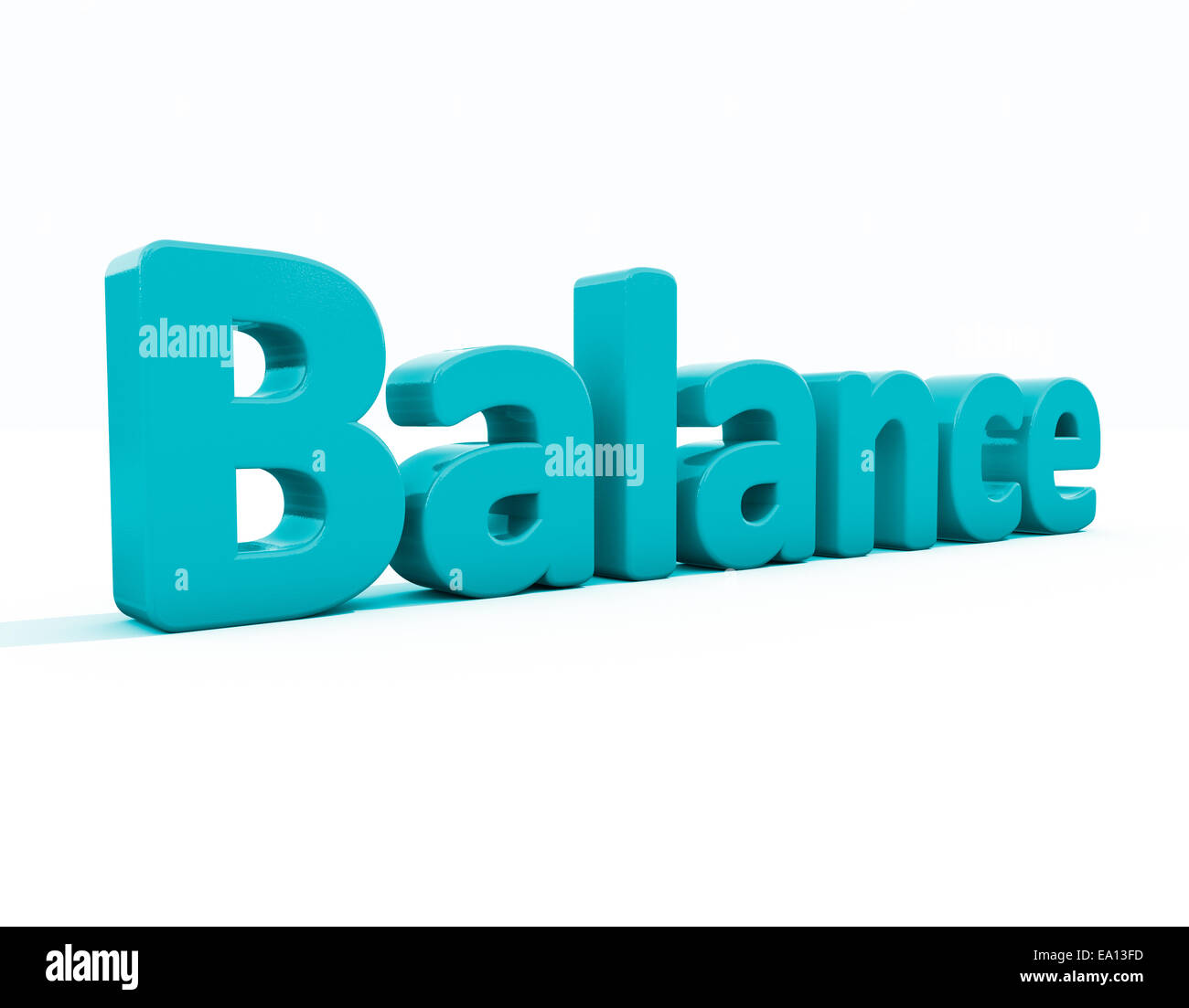 3d word balance Stock Photo - Alamy