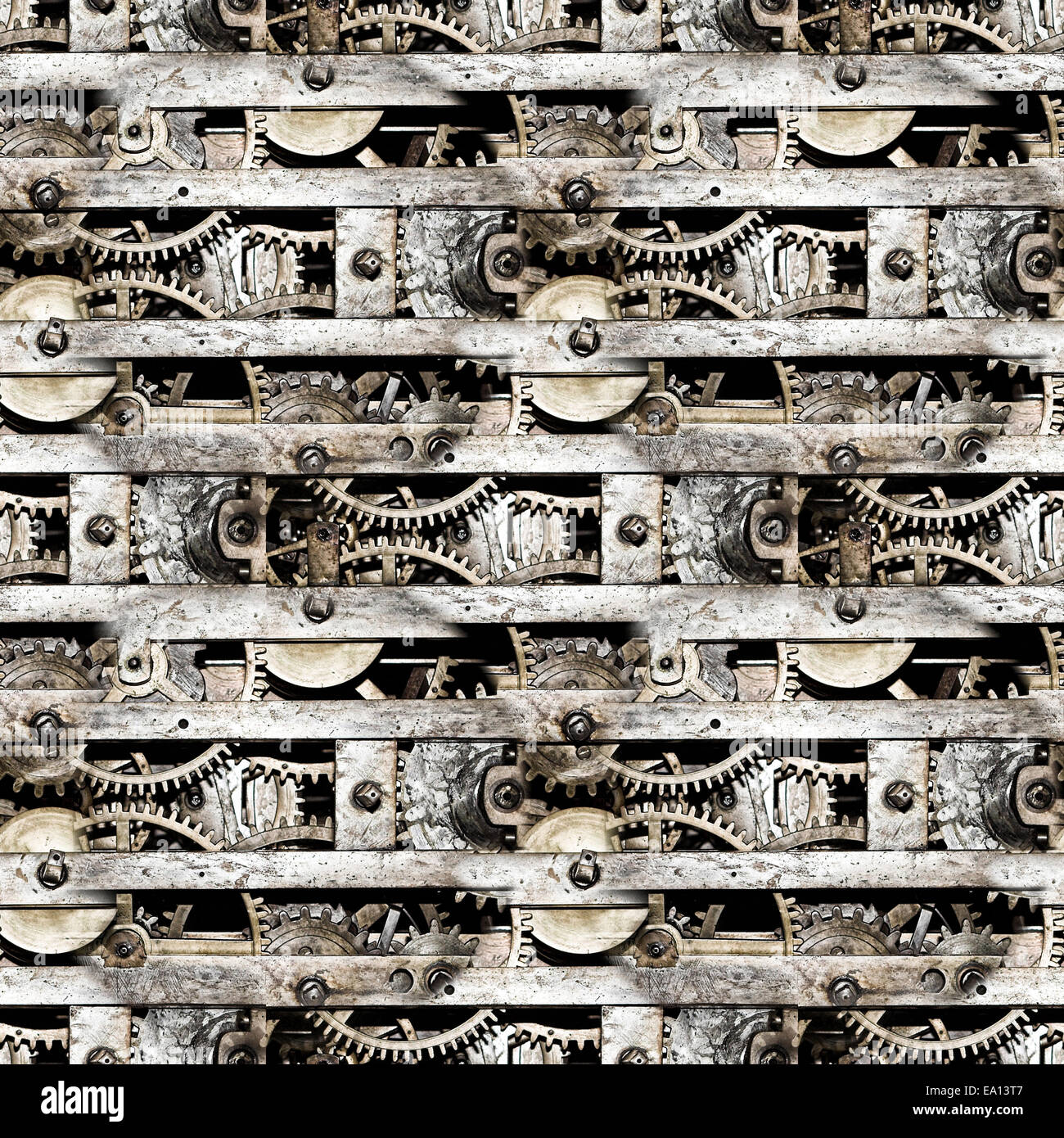 Detail of a rusted machine Stock Photo - Alamy