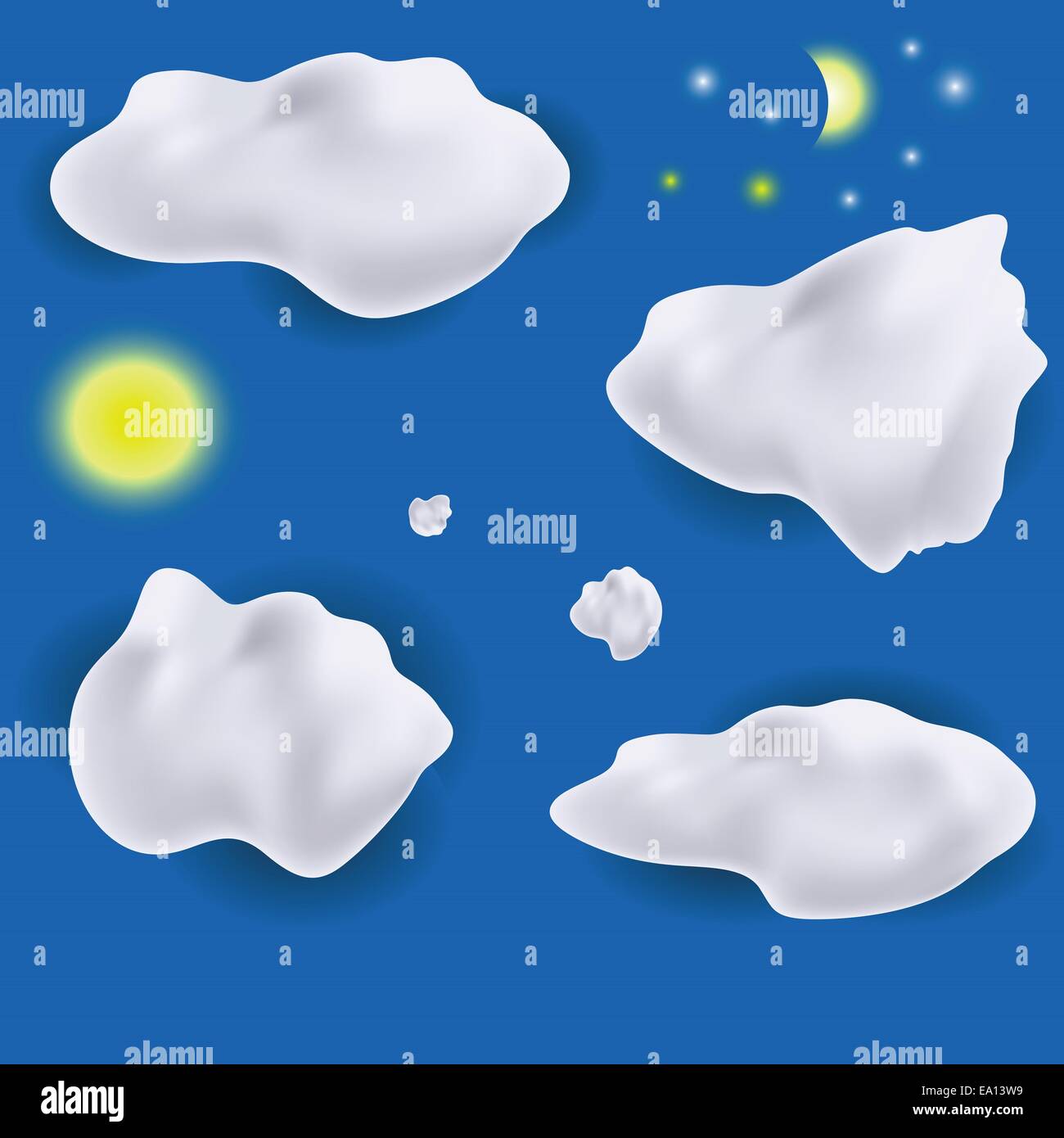 Set clouds simple clouds hi-res stock photography and images - Alamy