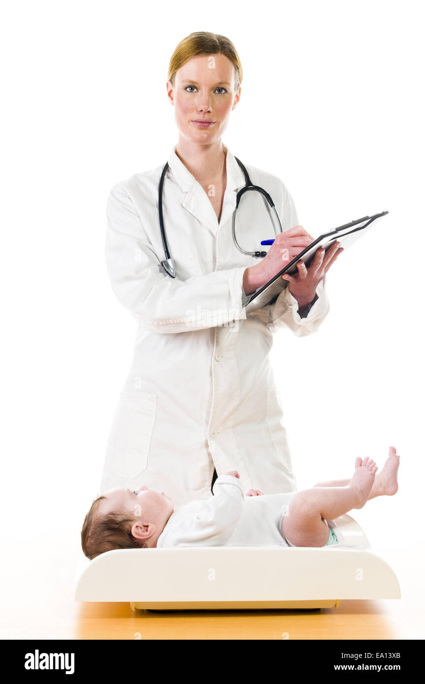 Baby clinic scale hi-res stock photography and images - Alamy