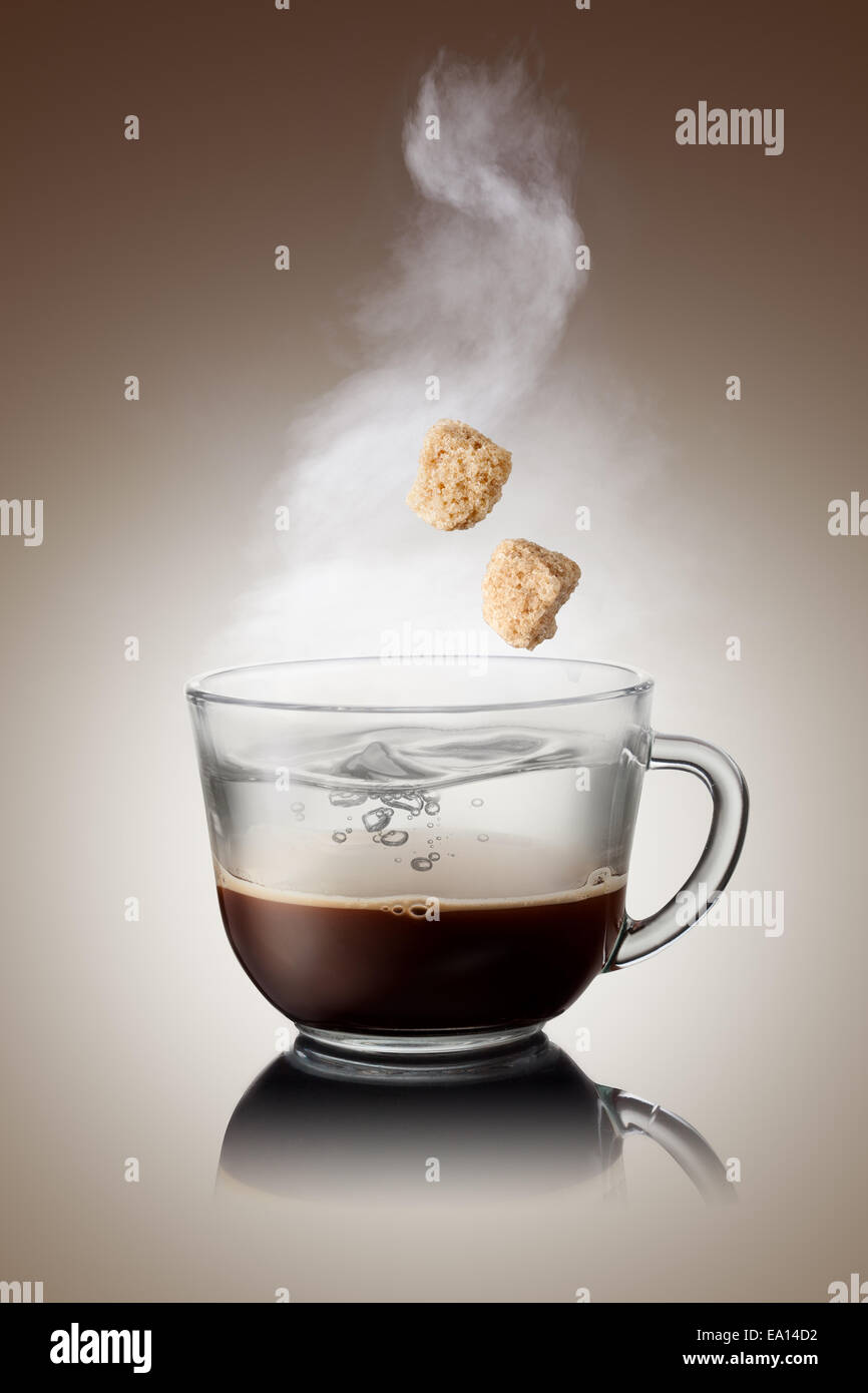 Drop coffee falling in cup hi-res stock photography and images - Alamy