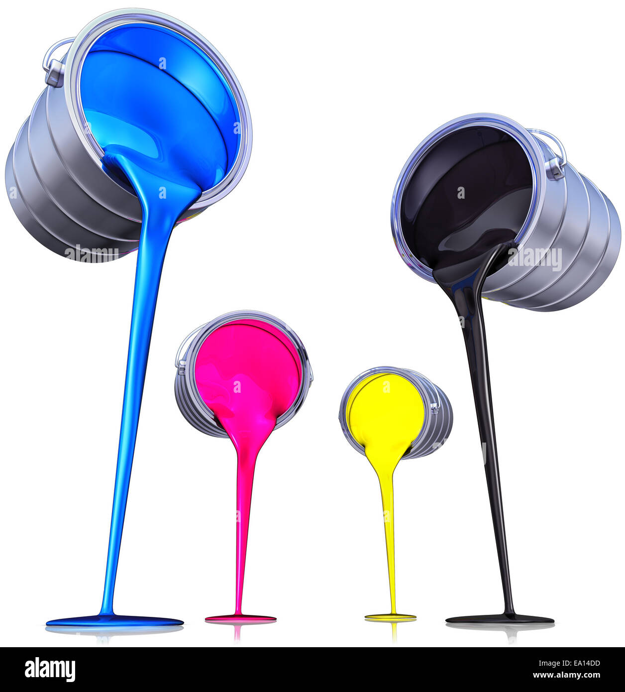 Cmyk ink splash Cut Out Stock Images & Pictures - Alamy