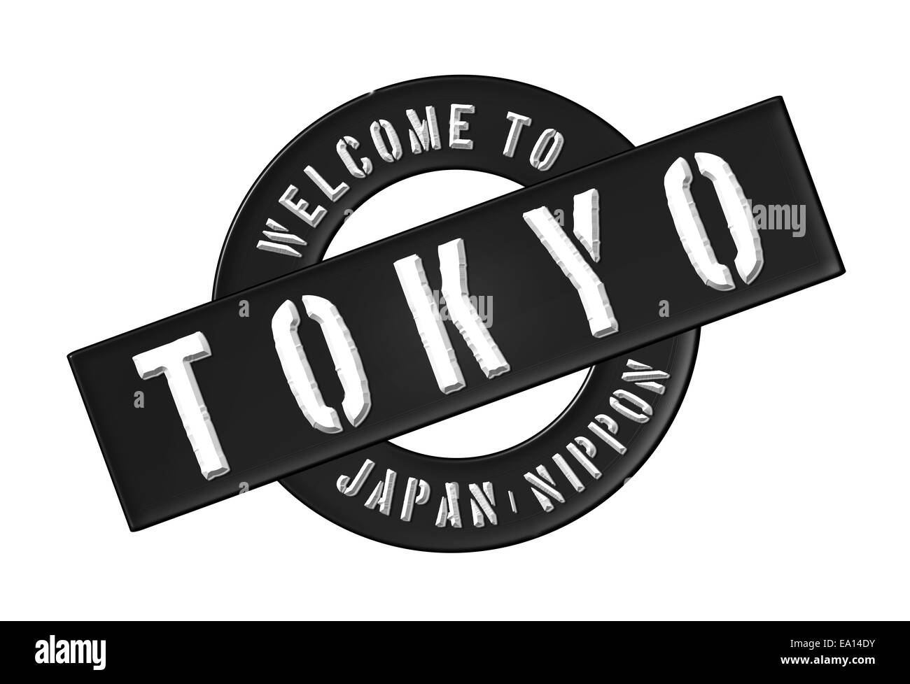 Sign tokyo japan Black and White Stock Photos & Images - Alamy