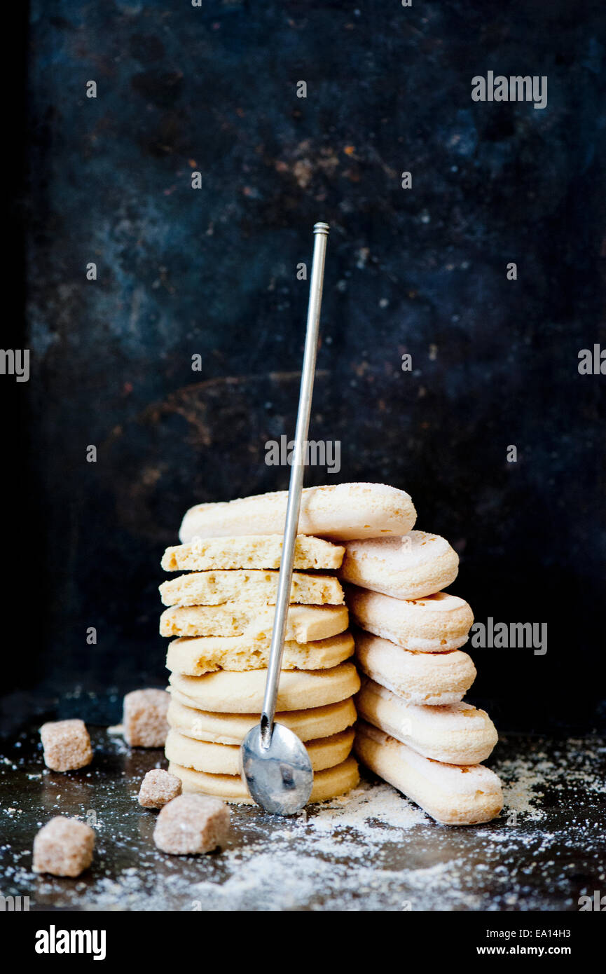 Stack of biscuits Stock Photo - Alamy