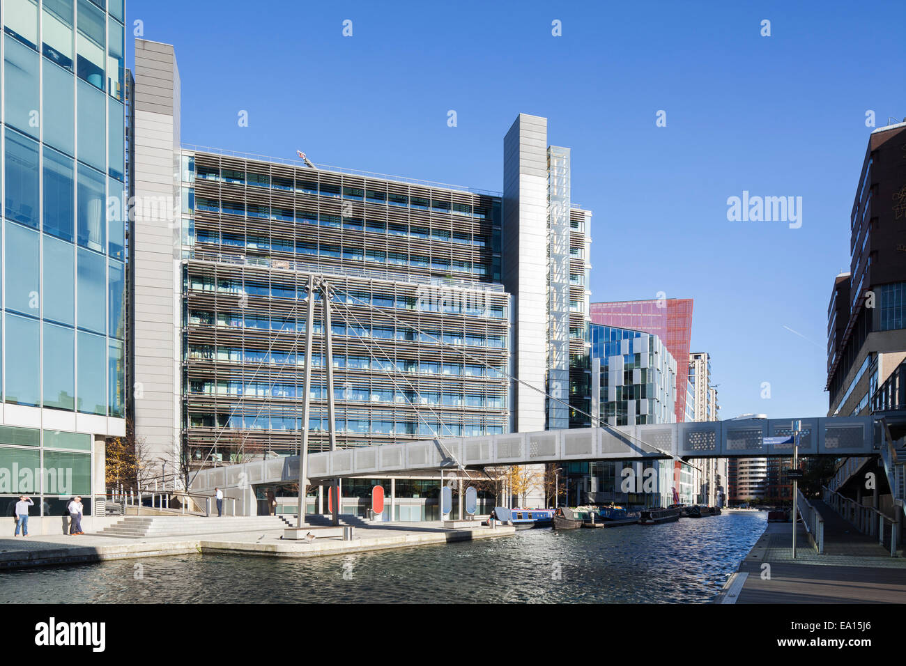 Paddington Basin, Paddington, London, England, UK Stock Photo - Alamy