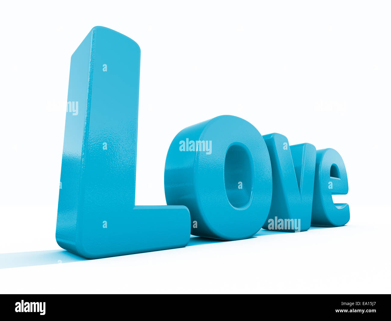 3d word love Stock Photo - Alamy