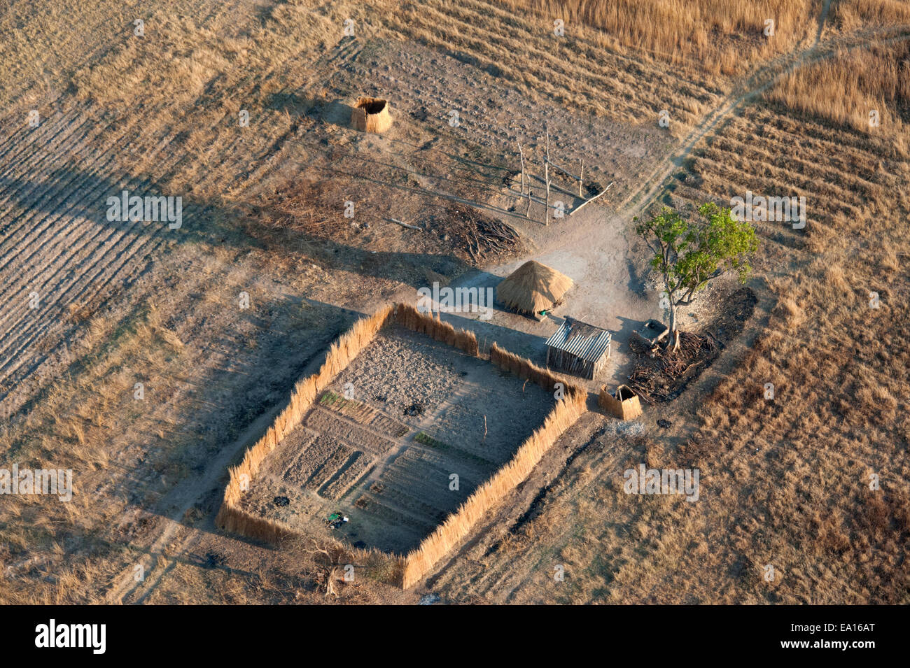 Aerial images of Zimbabwe's rural farmlands Stock Photo - Alamy