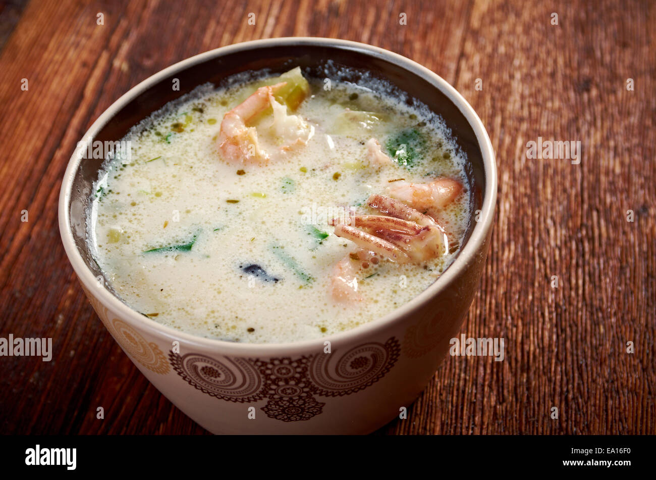 Seafood chowder hi-res stock photography and images - Alamy