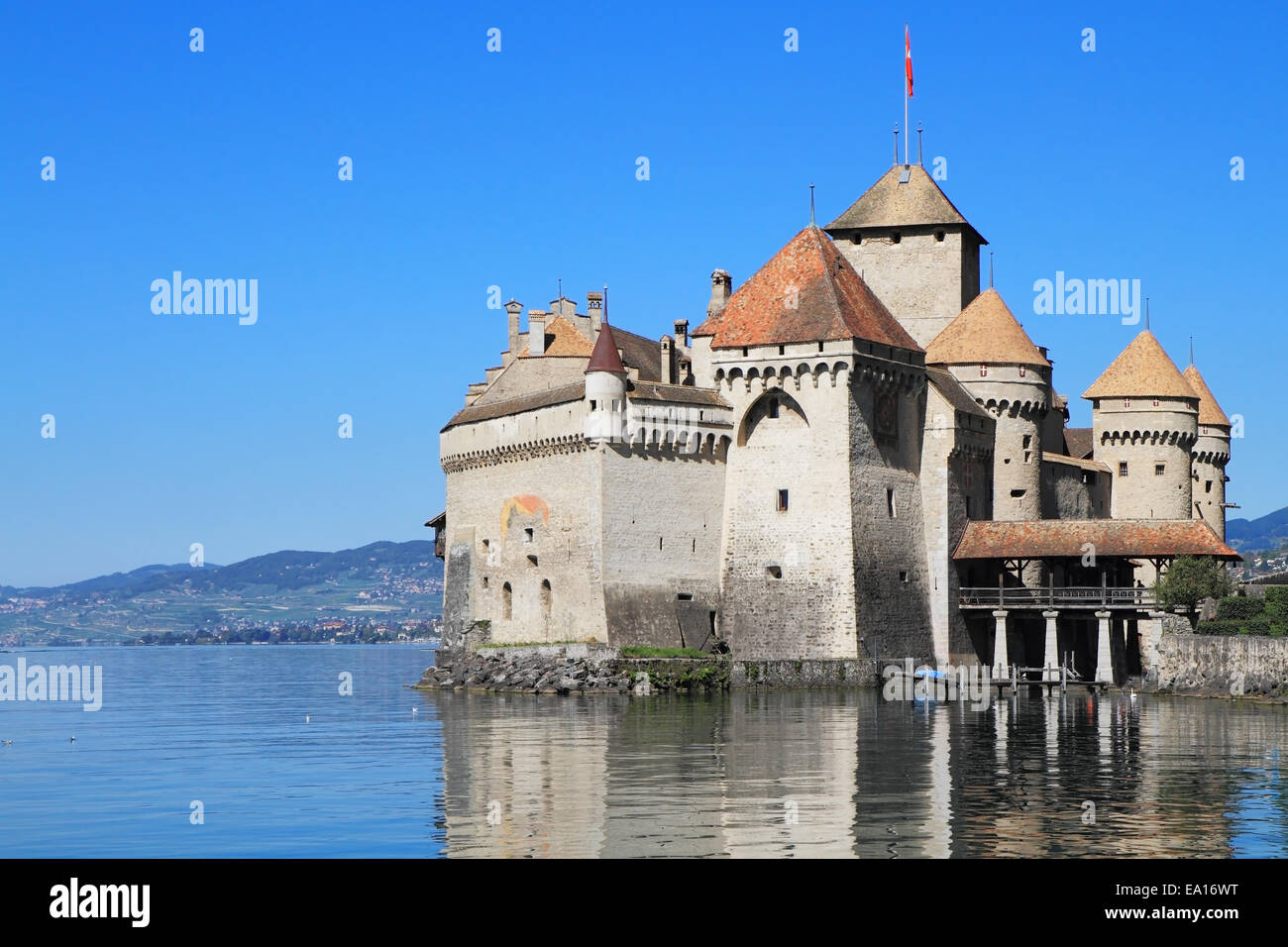 The Castle of Chillon Stock Photo - Alamy