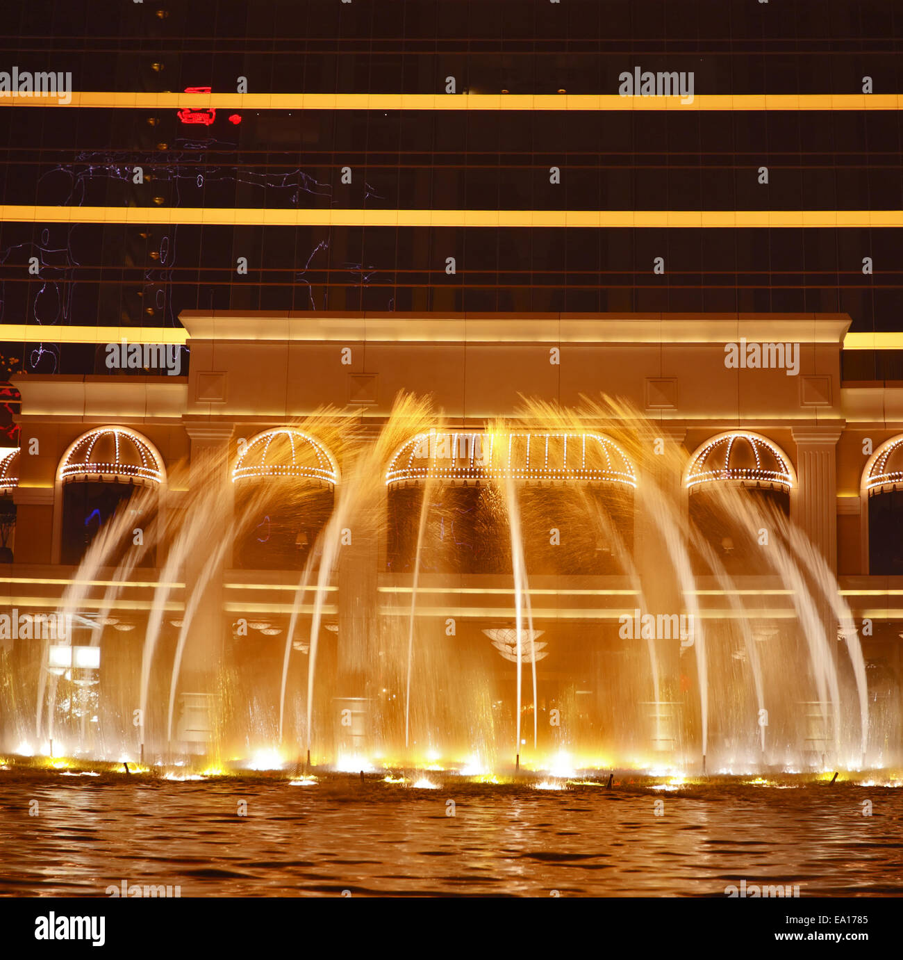 The performance Dancing fountains Stock Photo - Alamy