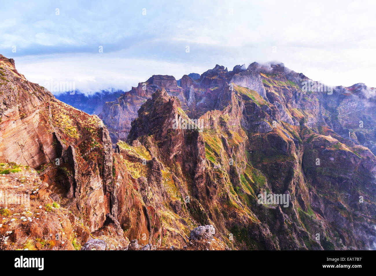 Mountains in Madeira Stock Photo - Alamy
