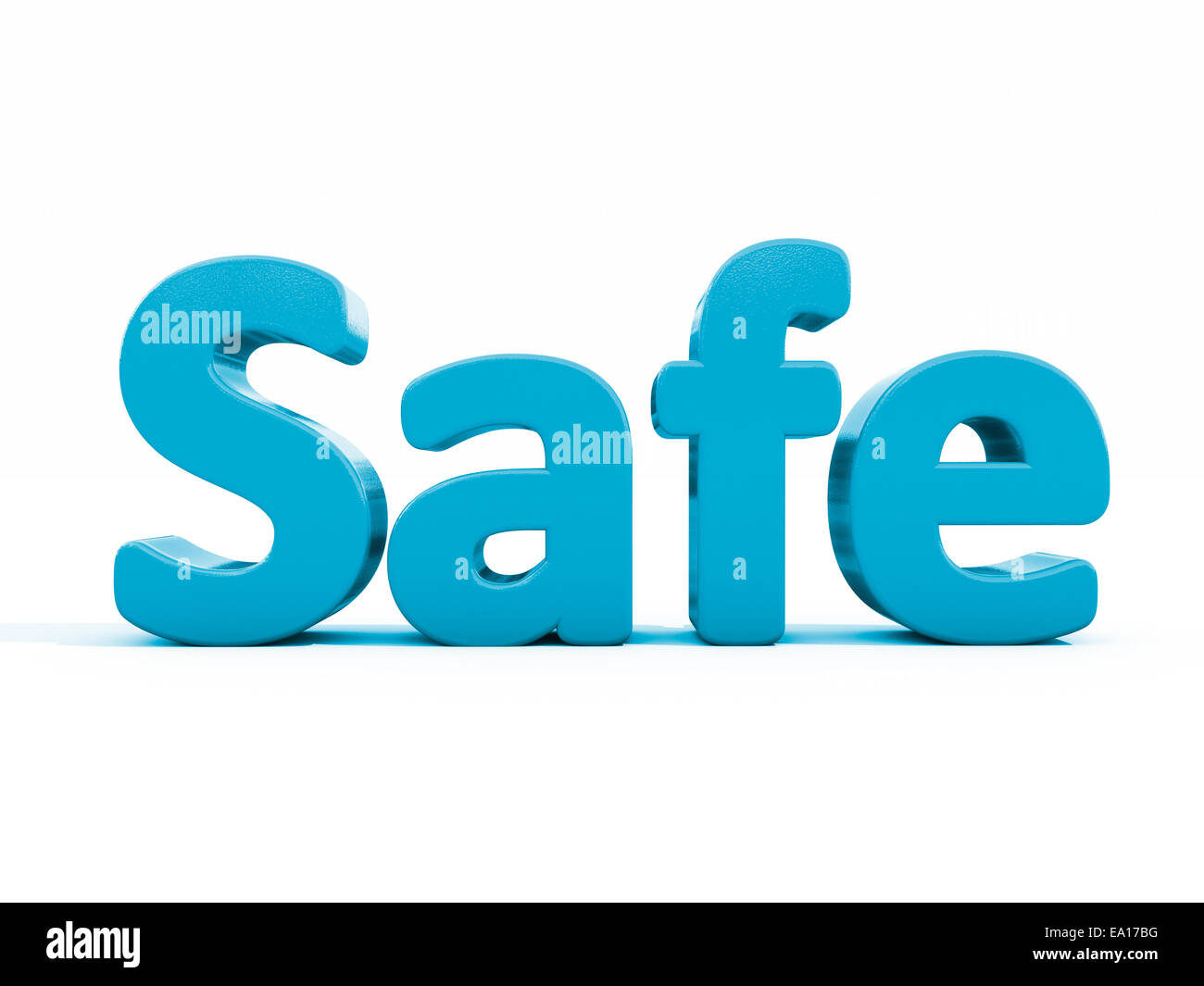3d word safe Stock Photo - Alamy