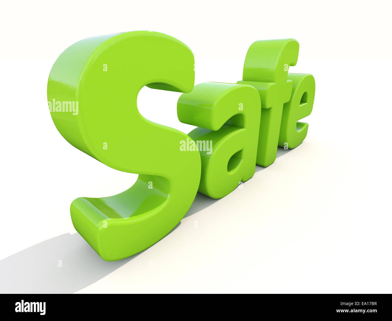 3d word safe Stock Photo - Alamy