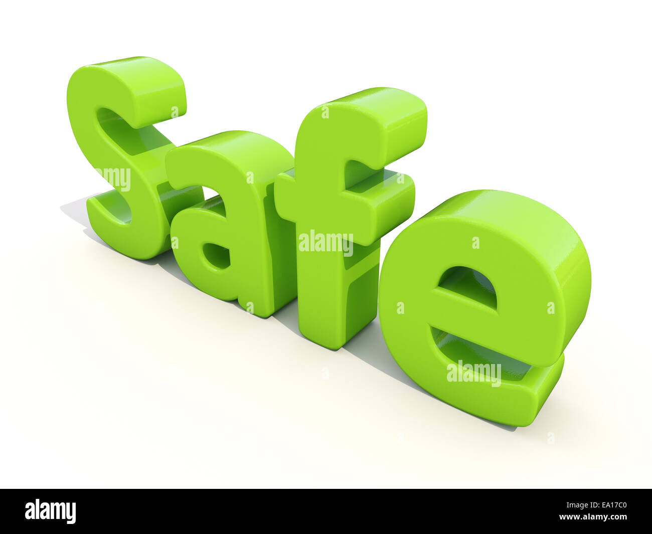 3d word safe Stock Photo - Alamy