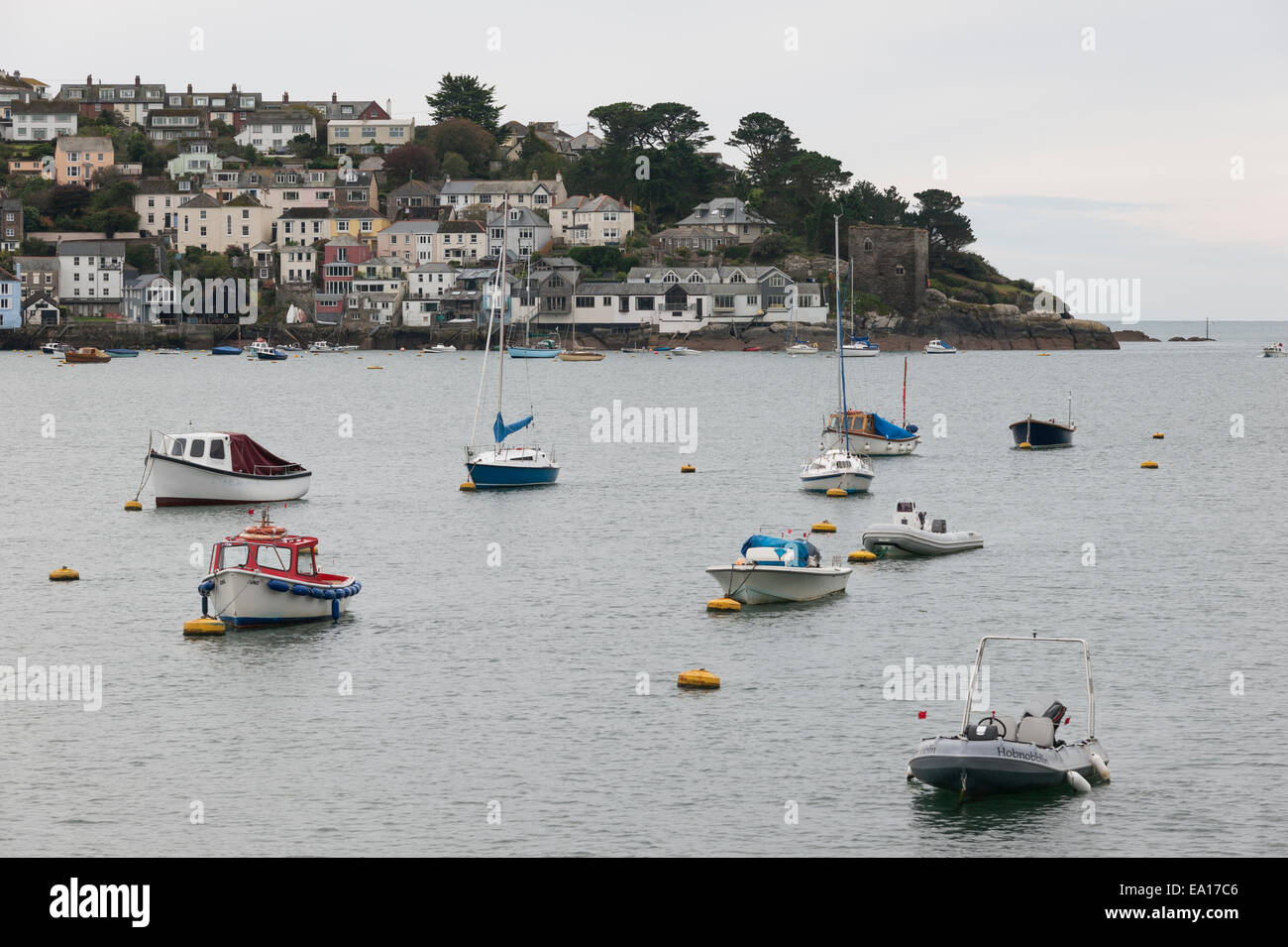 Polruan village hi-res stock photography and images - Alamy