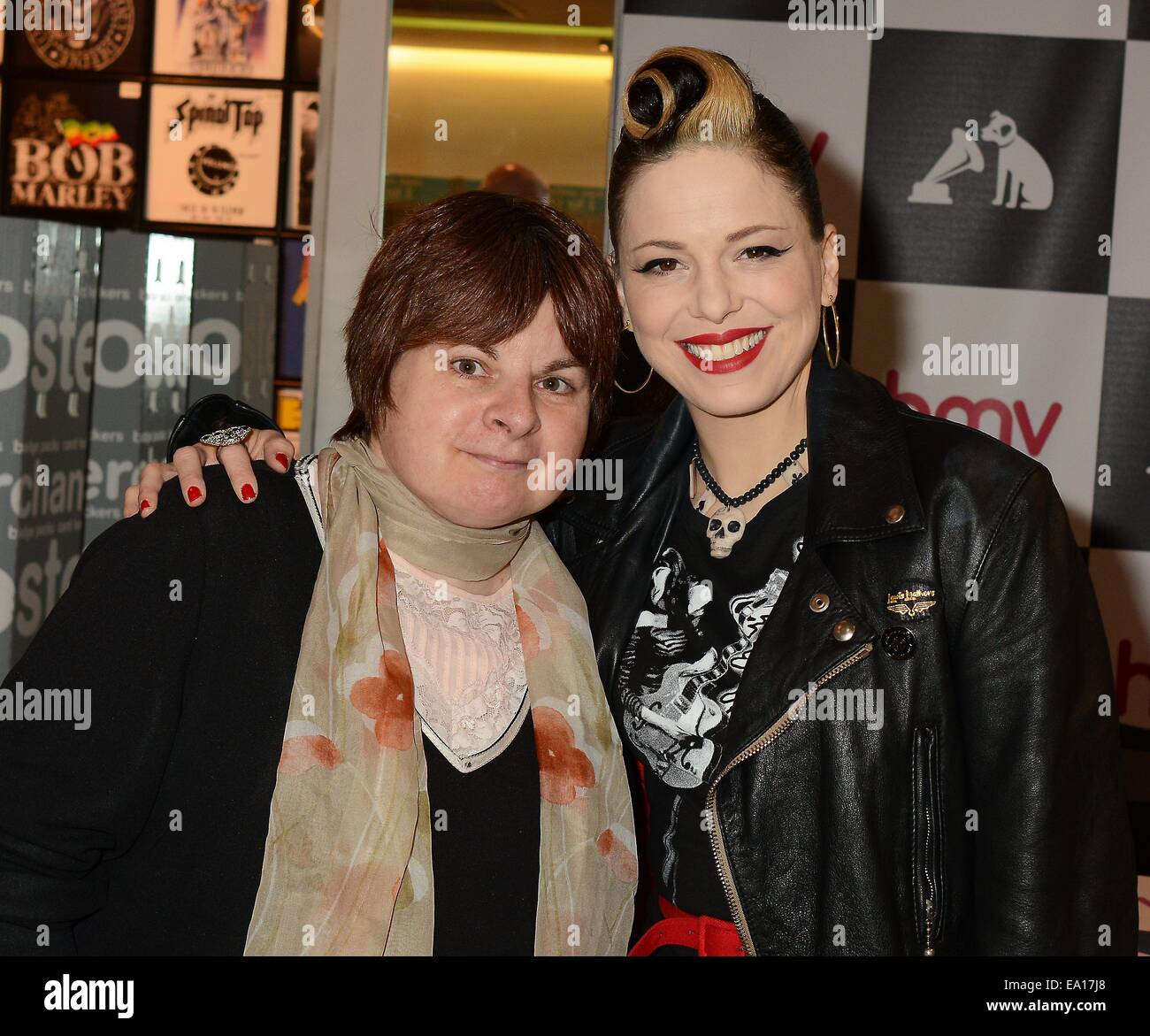 Imelda May signs copies of her new album 'Tribal' at HMV Grafton Street ...