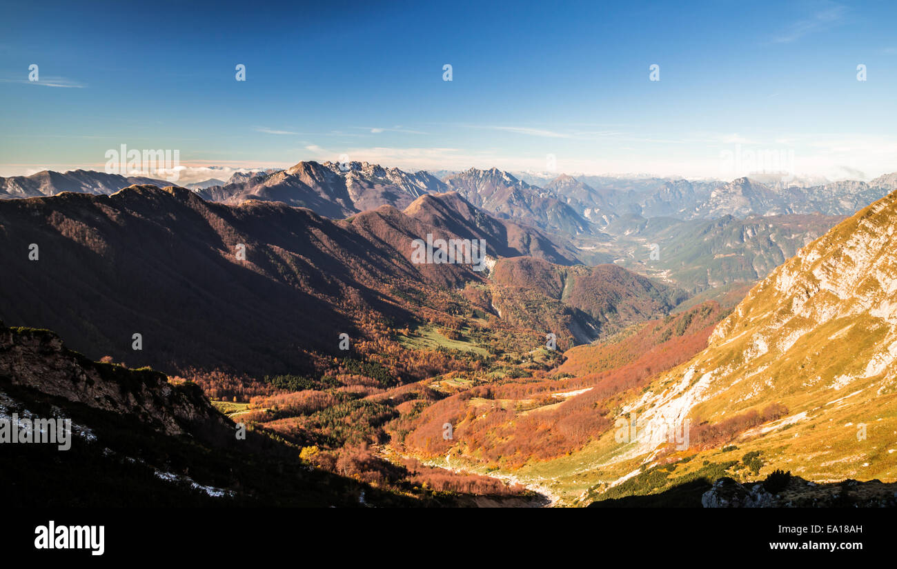 Fall is coming in the italian alps Stock Photo - Alamy