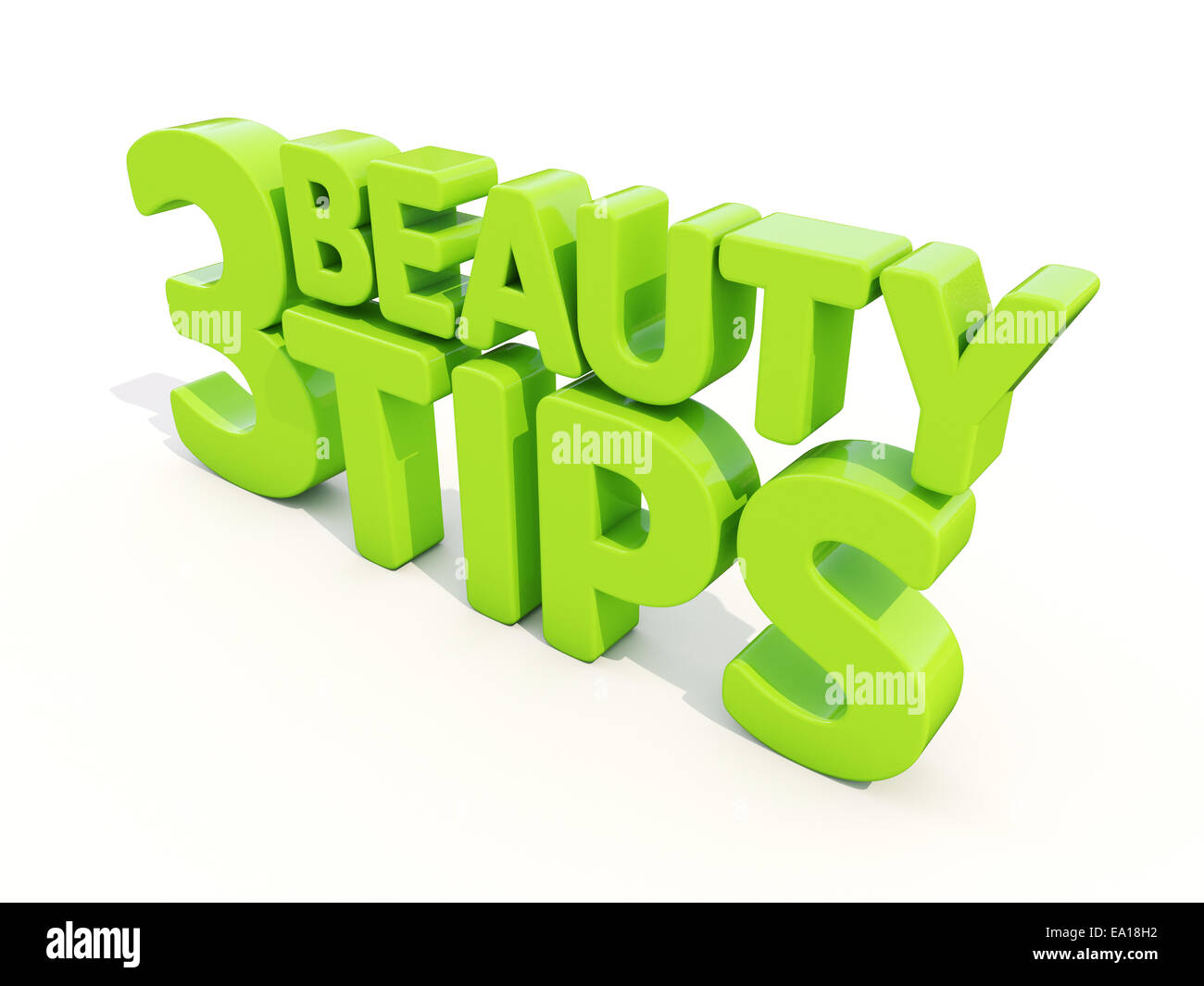 3d Beauty tips Stock Photo - Alamy